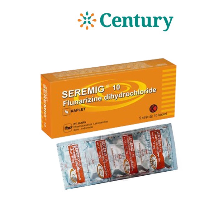 Jual SEREMIG 10MG 1 STRIP 10 TABLET / FLUNARIZINE HCL 10MG | Shopee ... Jual SEREMIG 10MG 1 STRIP 10 TABLET / FLUNARIZINE HCL 10MG | Shopee ...