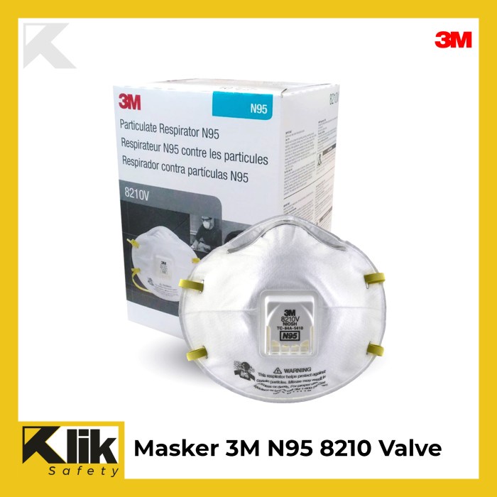 Jual Ready !!! Masker 3M N95 8210 Valve Satuan Original | Shopee Indonesia