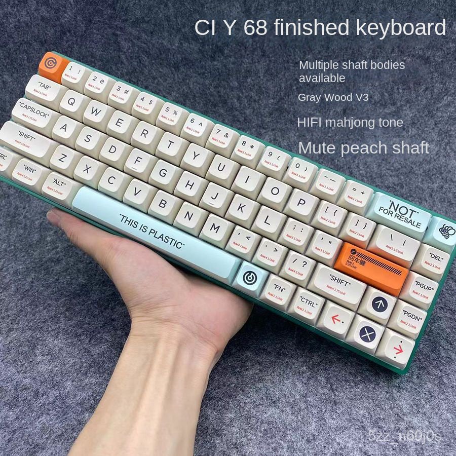 Jual &Fresh Bluetooth 2.4G Mute Axis Peach Kit Hot Plug Mechanical ...