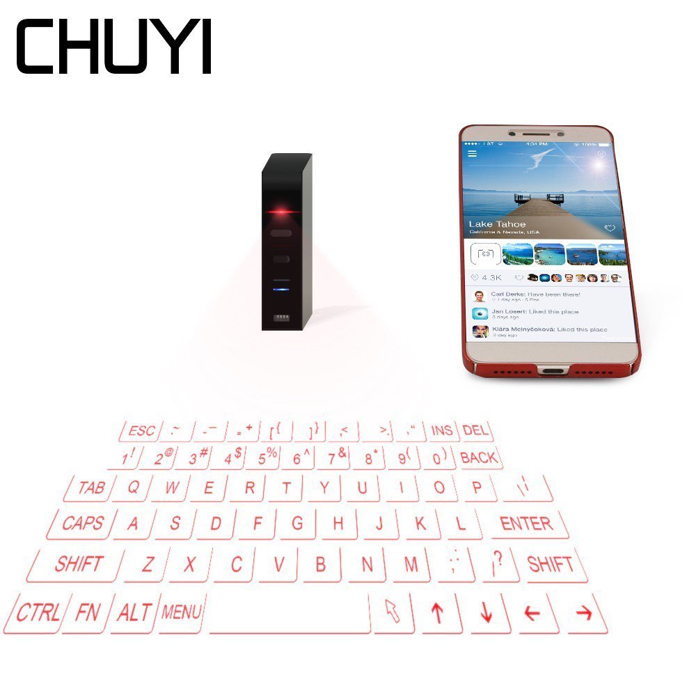 Jual &Mini Wireless Keyboard Bluetooth Laser Virtual Keyboard ...