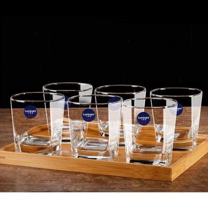 Jual 1 Set Isi 6 Pcs Luminarc Sterling 30 Cl/Gelas Whiskey/Gelas ...