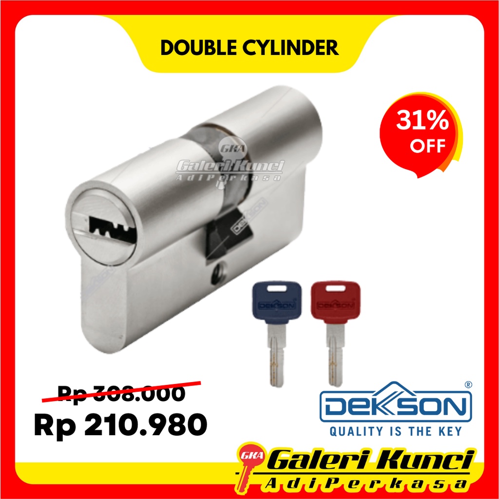 Jual Silinder Kunci Dekson Dekkson CON CYL DC KK DL60MM SN Construction ...
