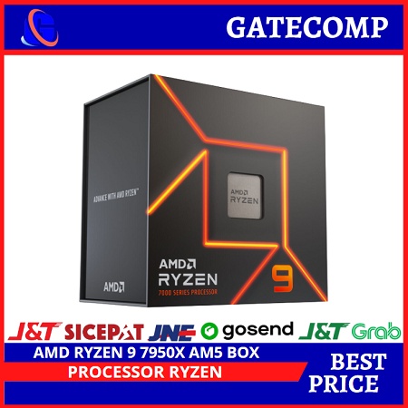 Jual AMD RYZEN 9 - 7950X Processor BOX AM5 TDP 170W 5.7Ghz 16CORE 32THREAD | Shopee Indonesia