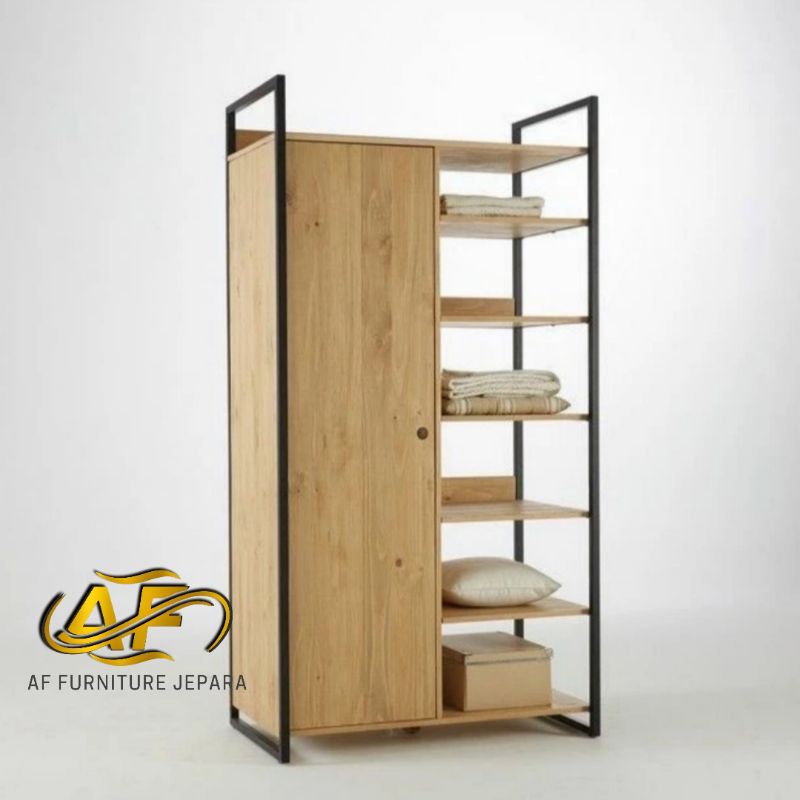 Jual lemari industrial minimalis/lemari pakaian moderen | Shopee Indonesia