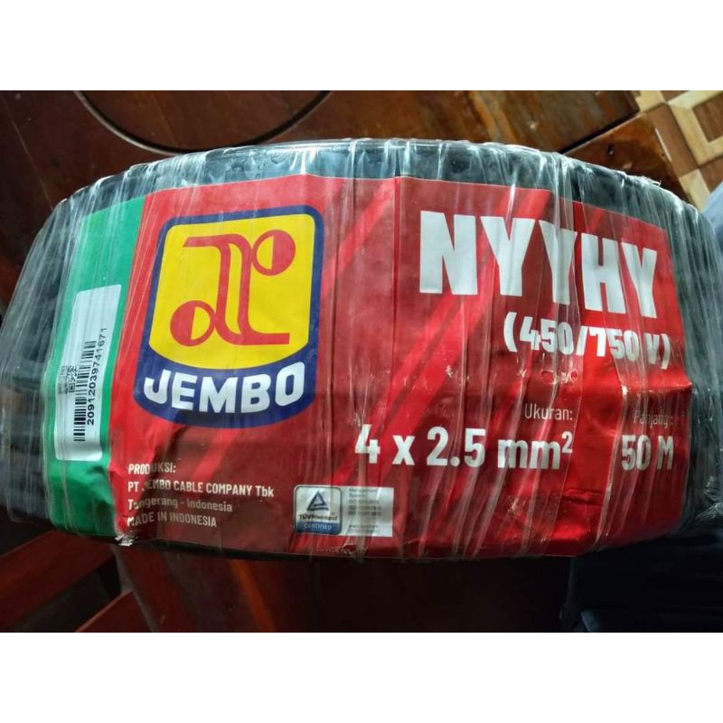 Jual KABEL NYYHY 4X2,5MM 4X2,5 MM JEMBO 1 ROLL@50M METER | Shopee Indonesia