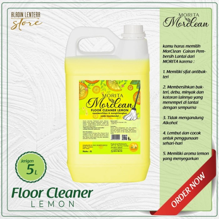 Jual MORCLEAN Floor Cleaner - 5L | Shopee Indonesia