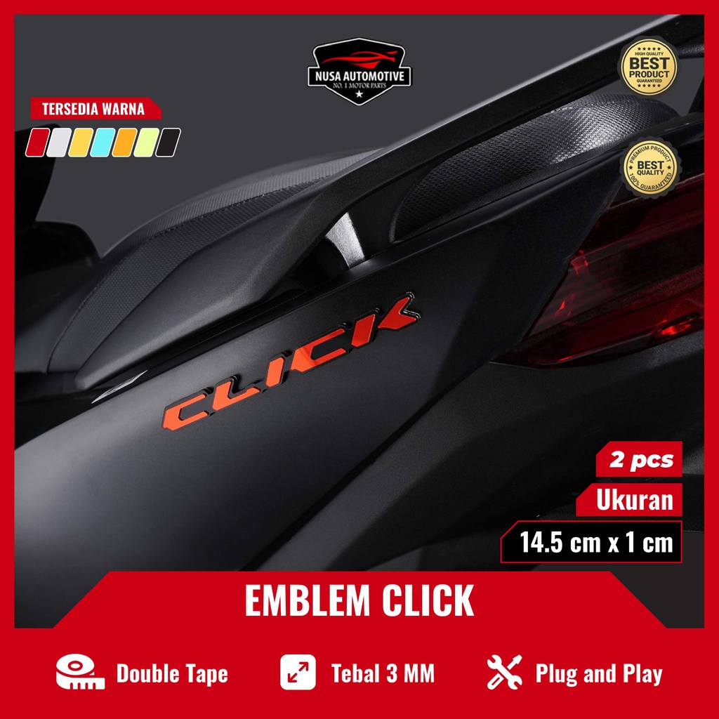 Jual 2PCS EMBLEM VARIO CLICK EMBLEM CLICK SEPASANG 3D HONDA CLICK LOGO ... Jual 2PCS EMBLEM VARIO CLICK EMBLEM CLICK SEPASANG 3D HONDA CLICK LOGO ...