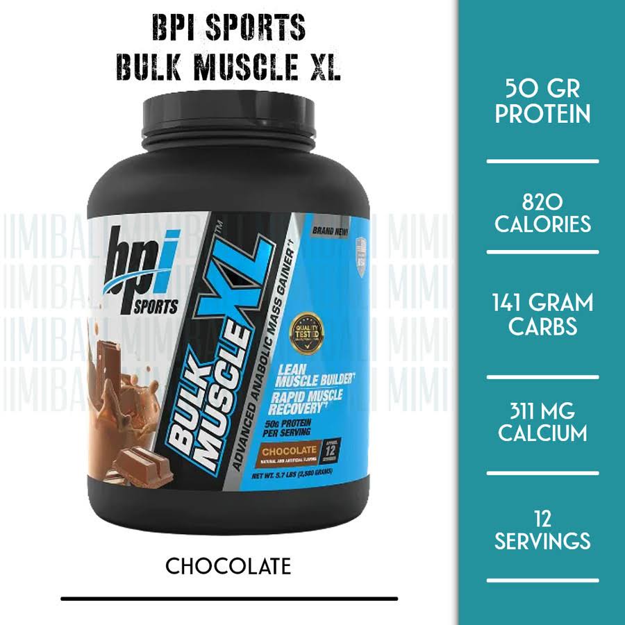 Jual BPI Bulk XL Gainer BPI Bulk Muscle XL 5.7 lbs | Shopee Indonesia