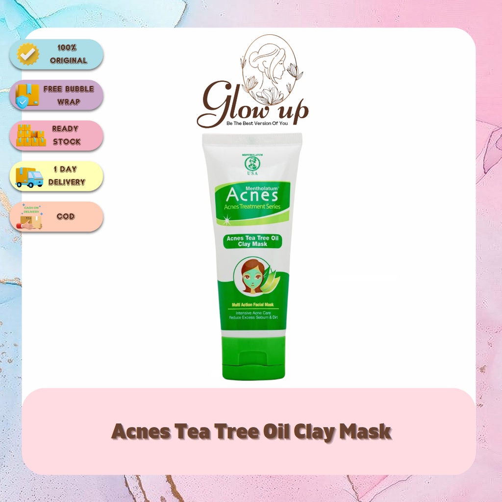 Jual Acnes Tea Tree Oil Clay Mask (Facial Masker Wajah 50g) | Shopee ...