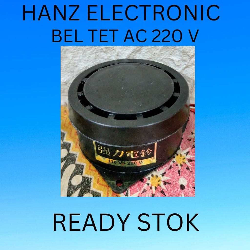 Jual BELL LISTRIK TEET / BEL TET BUZZER AC 220V | Shopee Indonesia