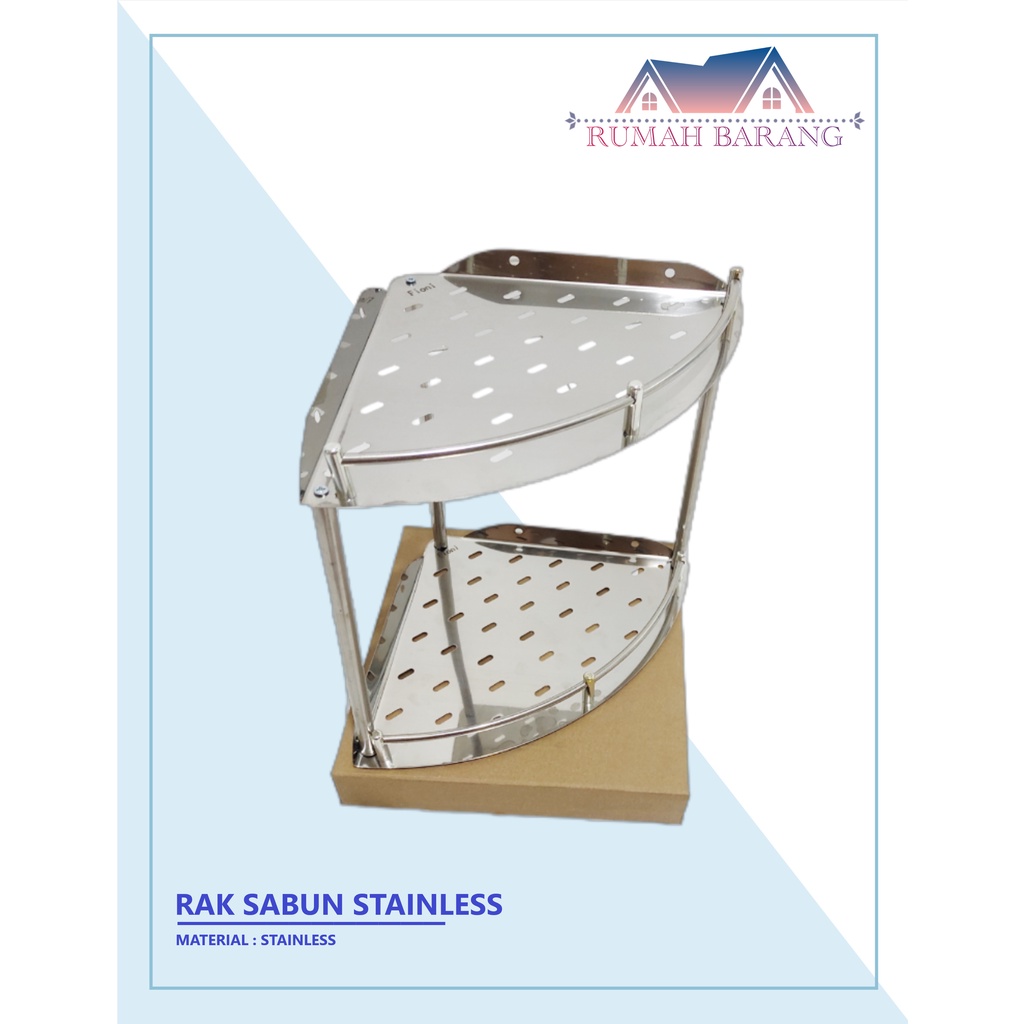 Jual RAK SABUN 1 TINGKAT DAN 2 TINGKAT STAINLESS RAK KAMAR MANDI ...