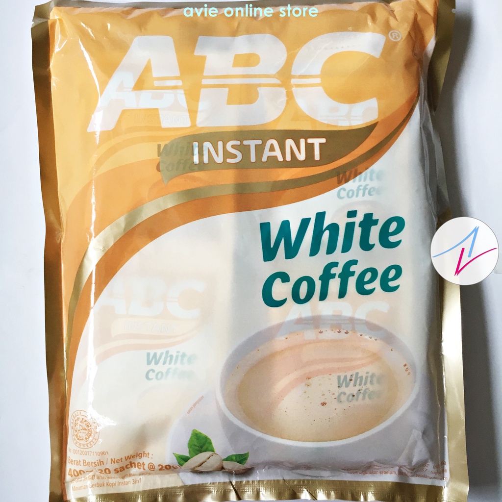 Jual KOPI ABC WHITE INSTANT COFFEE 1 BAG (20 X 20 GR) | Shopee Indonesia