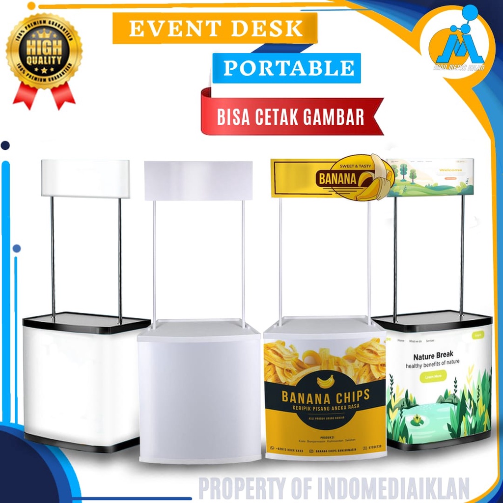 Jual Meja Event Desk / Event Desk Portable | Shopee Indonesia