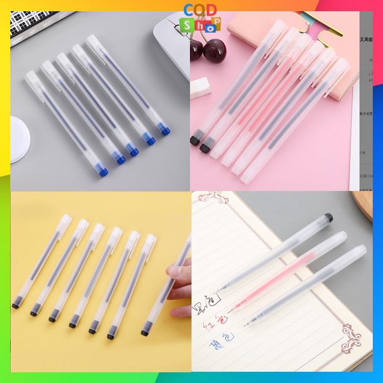 Jual COD - S5753 Pulpel Gel 0.5mm Bolpoin Pena Pulpen Tinta Gel Cair ...
