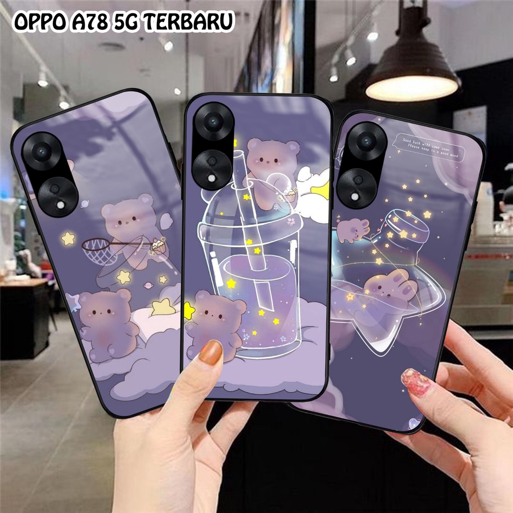 Jual Softcase Glass Kaca Oppo A78 5G Terbaru [FC01] Casing Handphone ...