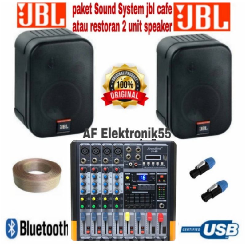 Jual Paket Sound System JBL Cafe Atau Restoran 2 Unit Speaker + Power ...