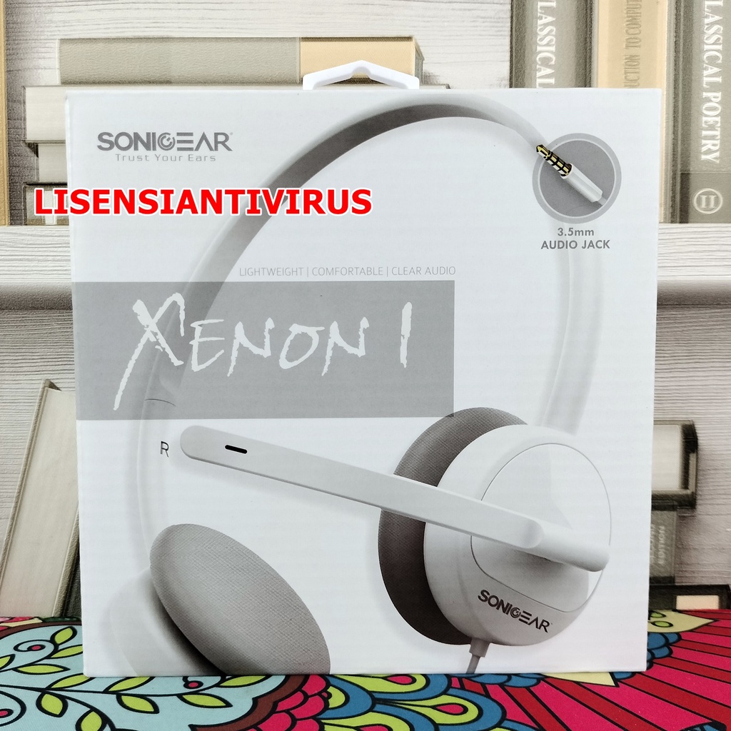 Jual Headset Microphone SonicGear Xenon 1 Headphone Multimedia and ...
