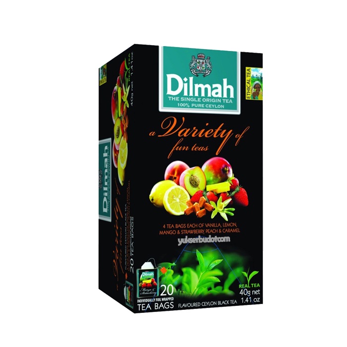Jual Dilmah Variety Fruit - Teh Celup Envelope 20S | Shopee Indonesia