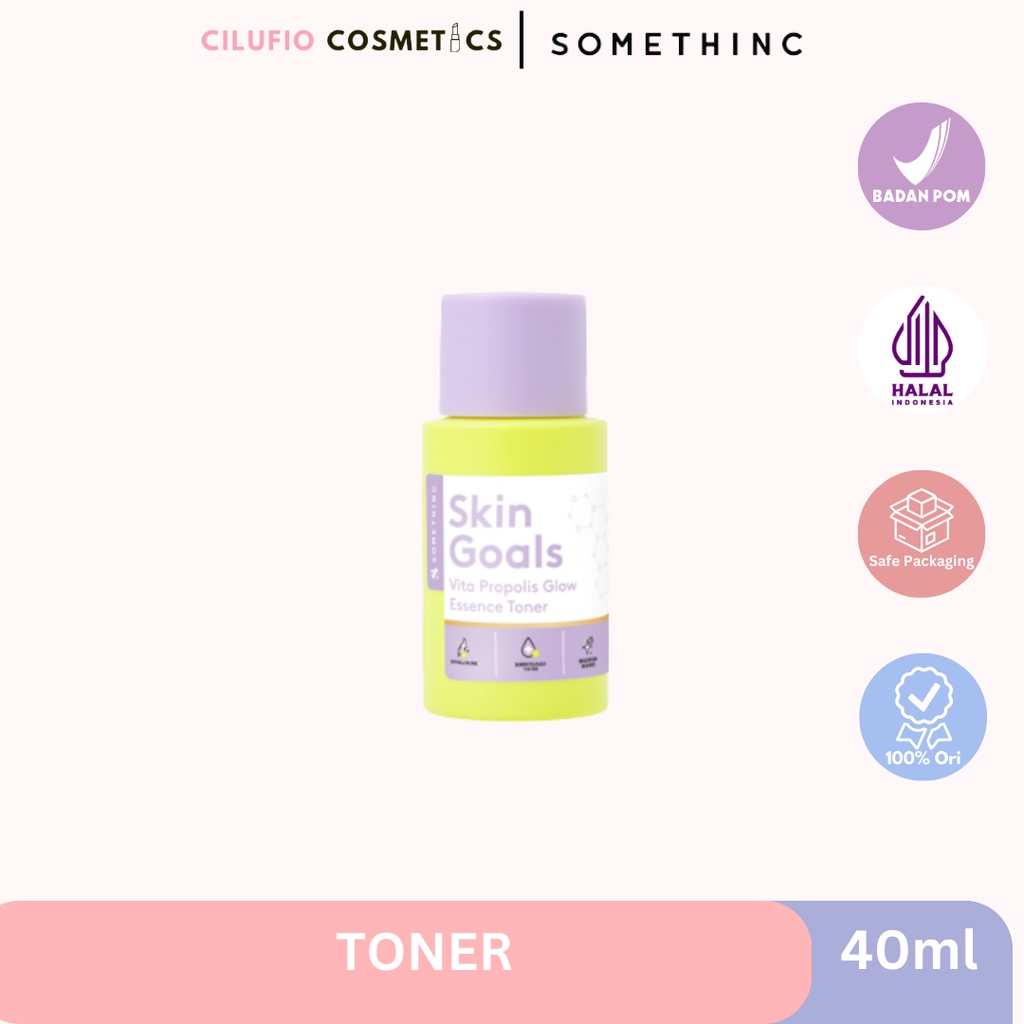 Jual SOMETHINC SKIN GOALS Vita Propolis Glow Essence Toner 40 ml | 100 ml | Shopee Indonesia
