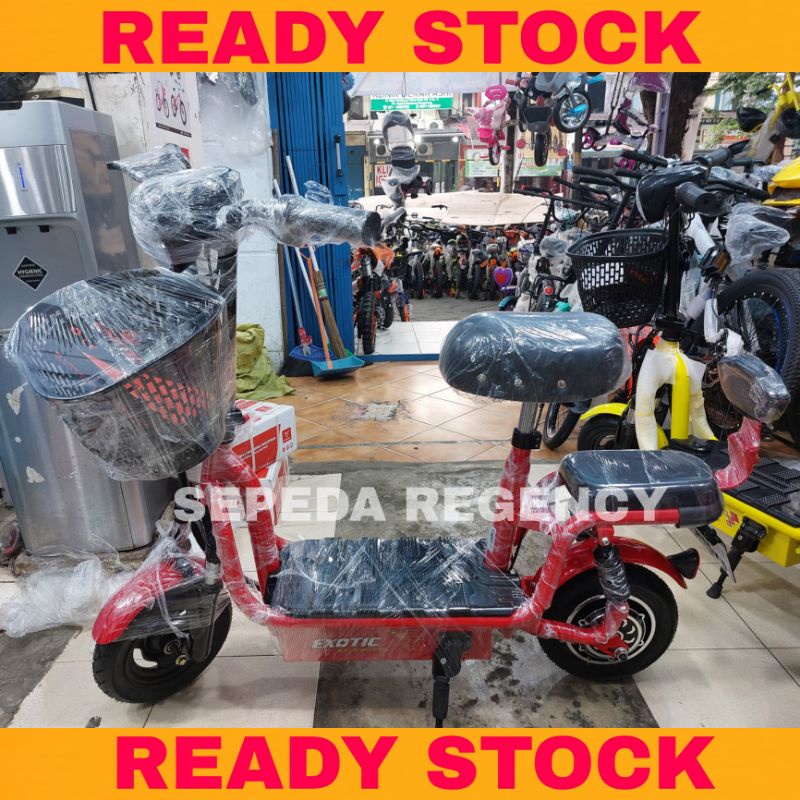 Jual Sepeda Scooter Listrik EXOTIC ET HB 320 Watt By Pacific Skuter ...