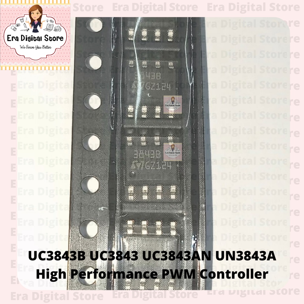 Jual UC3843B UC3843 UC3843A UN3843A High Performance PWM Controller ...