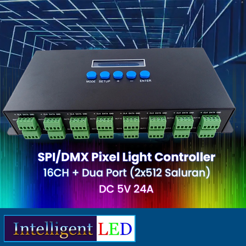 Jual Controller Online BC-216 16 Channel Arnet DMX Support Lighting ...