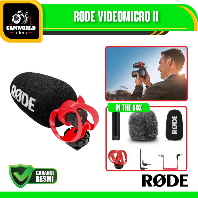 Jual Rode VideoMicro II - Rode Video Micro 2 Ultracompact Microphone ...
