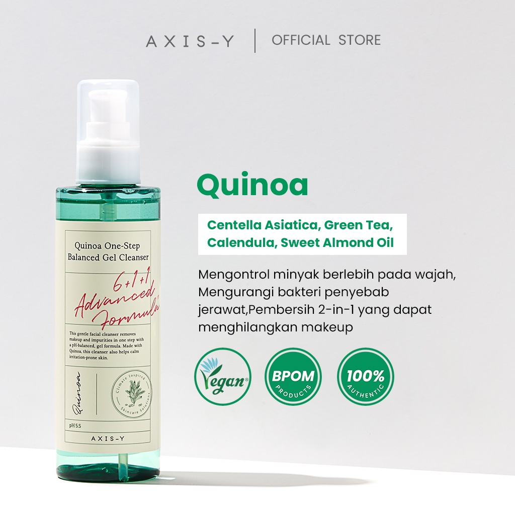 Jual AXIS-Y - Quinoa One Step Balanced Gel Cleanser | Shopee Indonesia