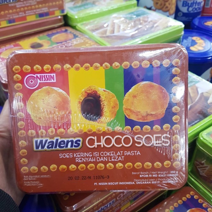Jual Nissin Walens Choco Soes 300gr-Sus Kering Kaleng-Coklat Pasta ...