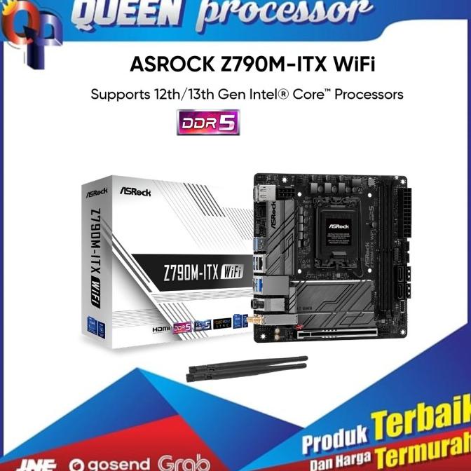 Jual ASROCK Z790M-ITX WiFi ( LGA 1700 / Z790 / DDR5 ) | Shopee Indonesia