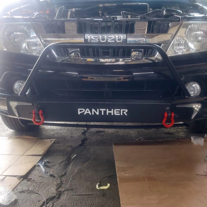 Jual Tanduk Depan Panther mini Overland Bumper Depan Panther Besi ...