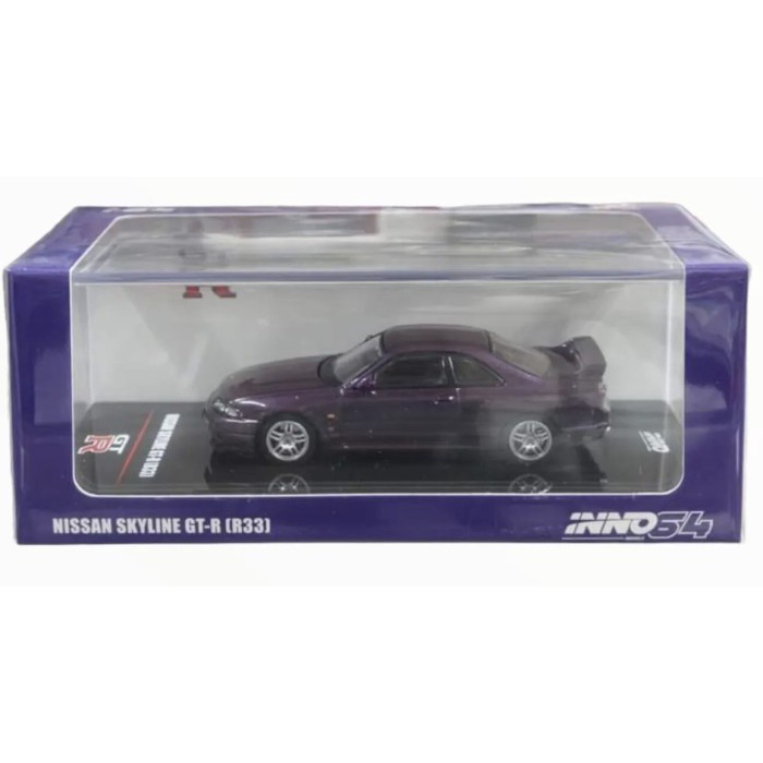 Jual PROMO!!! INNO 64 NISSAN SKYLINE GTR R33 MIDNIGHT PURPLE TERBARU ...