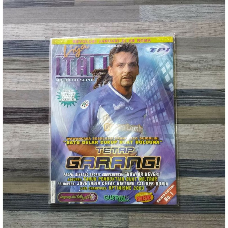 Jual MAJALAH LIGA ITALIA : COVER ROBERTO BAGGIO | Shopee Indonesia