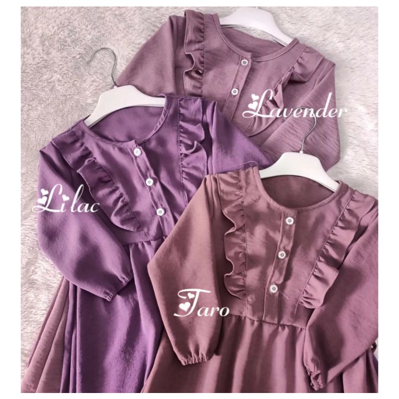 Jual Gamis muslim anak Tiara dress-usia 1-12 tahun | Shopee Indonesia