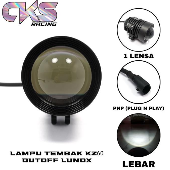 Jual Lampu Tembak Sorot Led Offroad Kenzo KZ60 Cut Off Waterproof ...