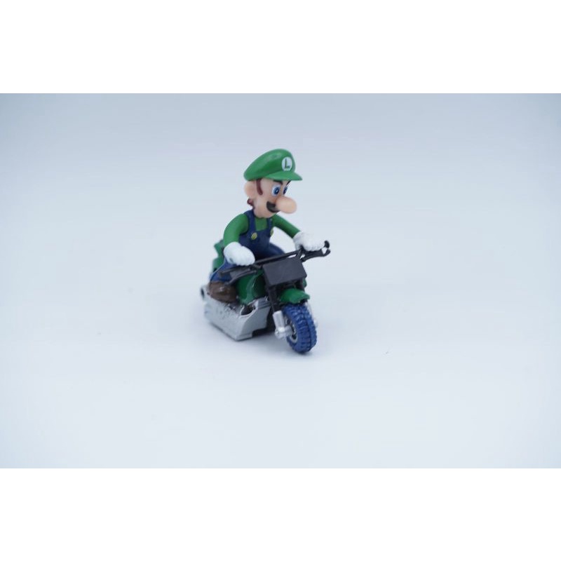Jual Luigi Motorcycle Super Mario Action Mini Figure | Shopee Indonesia