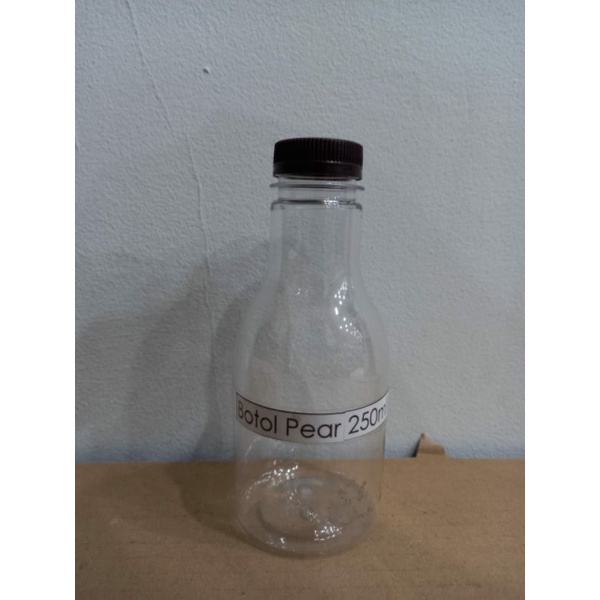 Jual Botol Pear/ botol pir 250ml (tutup hitam / putih) | Shopee Indonesia