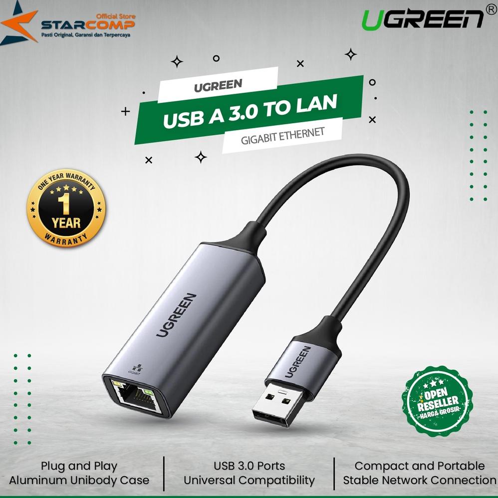 Jual UGREEN USB A 3.0 Gigabit Ethernet Adapter USB to LAN 50922 ...
