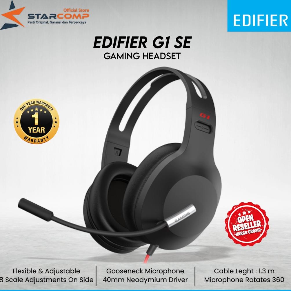 Jual Edifier G1 SE Gaming Headset Surround Sound & Detachable Mic ...