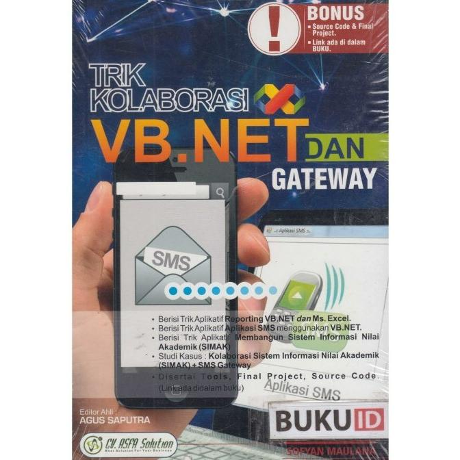 Jual Buku Trik Kolaborasi Vbnet Dan Sms Gateway Shopee Indonesia 