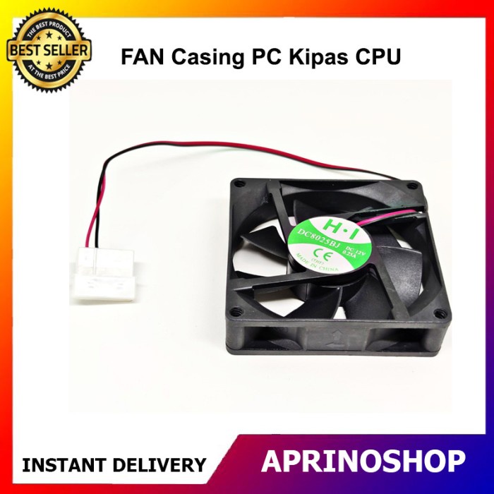Jual FAN Casing PC Kipas CPU 8 cm Fan Case + Baut | Shopee Indonesia