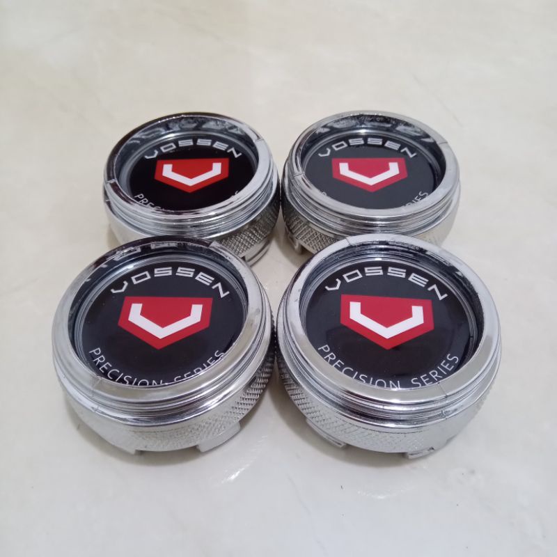 Jual Dop Roda Tutup velg Racing VOSSEN Chrome Tabung Diameter 6cm Harga ...