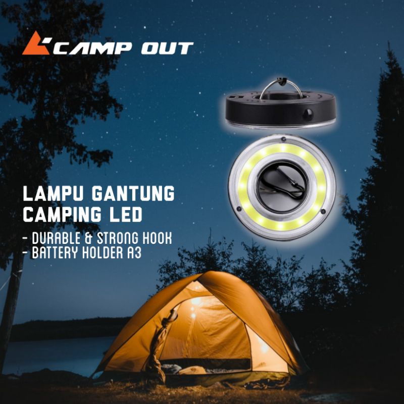 Jual Lampu Tenda Camping - Lentera Gantung Tenda LED - Emergency Senter ...