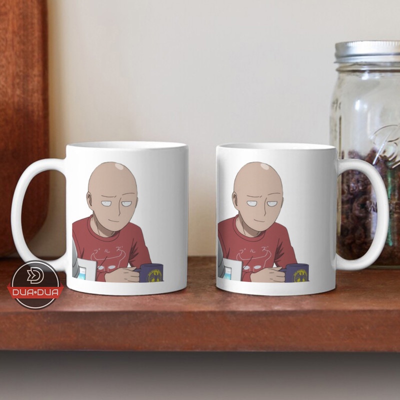 Jual Mug cangkir mug saitama anime face know your meme | Shopee Indonesia
