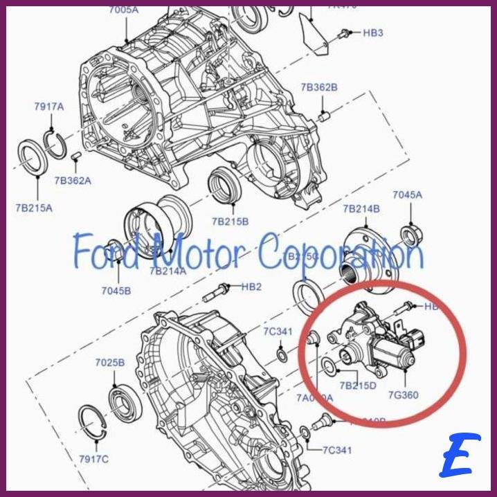 Jual [FMT] MOTOR TRANSFER CASE 4X4 4WD FORD RANGER T6 2200CC BT50 PRO ...