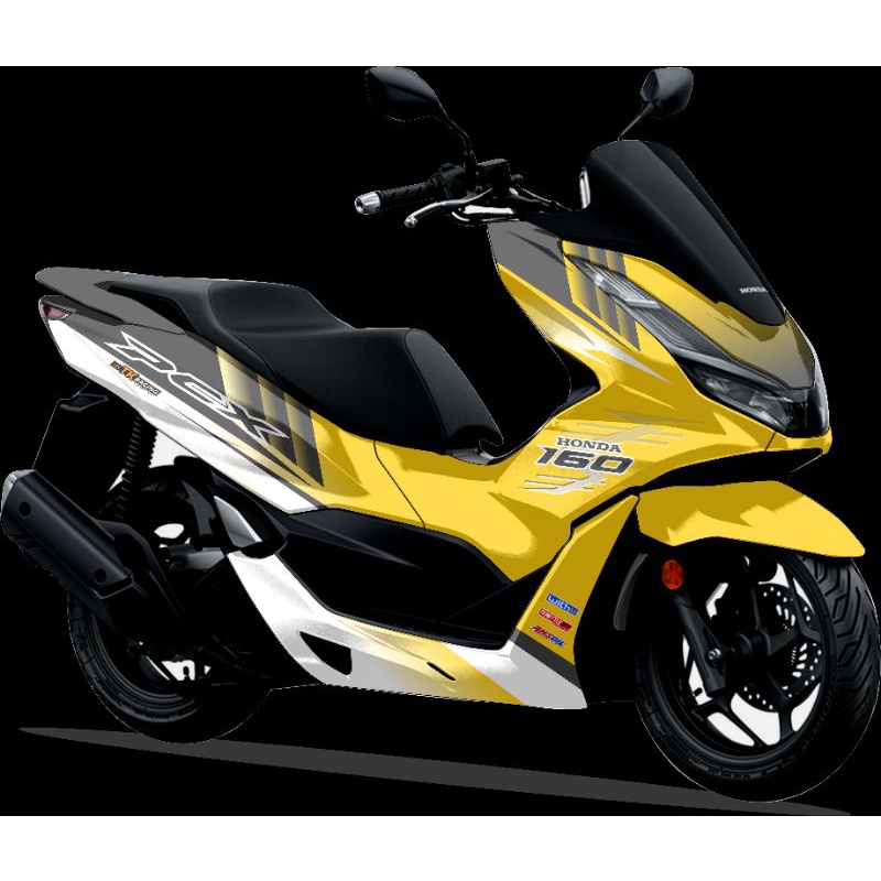 Jual striping honda all new pcx 160 decal pcx 160 full body sticker pcx ...