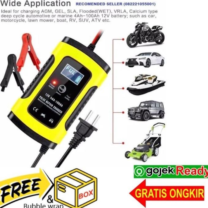 Jual Smart Battery Fast Charger Desulfator Tester Aki Accu Mobil 12V ...