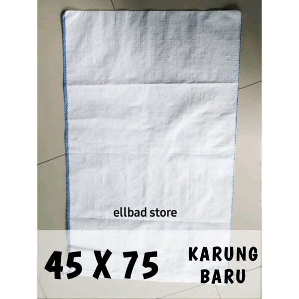 Jual Karung Plastik 25 kg Uk 45x75 Cocok Buat Proyek, Puing, Pasir ...