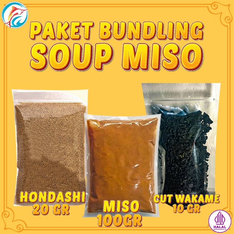 Jual PAKET BUNDLING MISO SOUP HALAL (MISO, DASHI & DRY WAKAME) UNTUK 10 ...