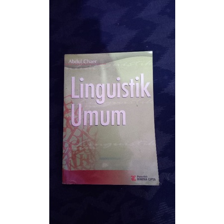Jual Buku linguistik umum | Penulis abdul chaer | Shopee Indonesia